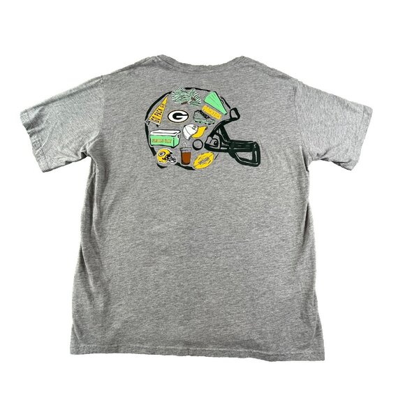 NFL | Shirts | Green Bay Packers Shirt Womens Large Gray Nfl Cheesehead ...
